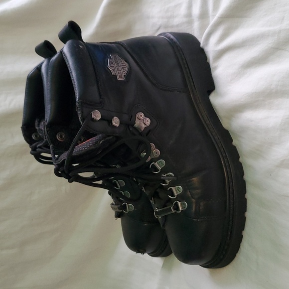 Harley-Davidson | Shoes | Harley Davidson Motorcycles Leather Boots ...